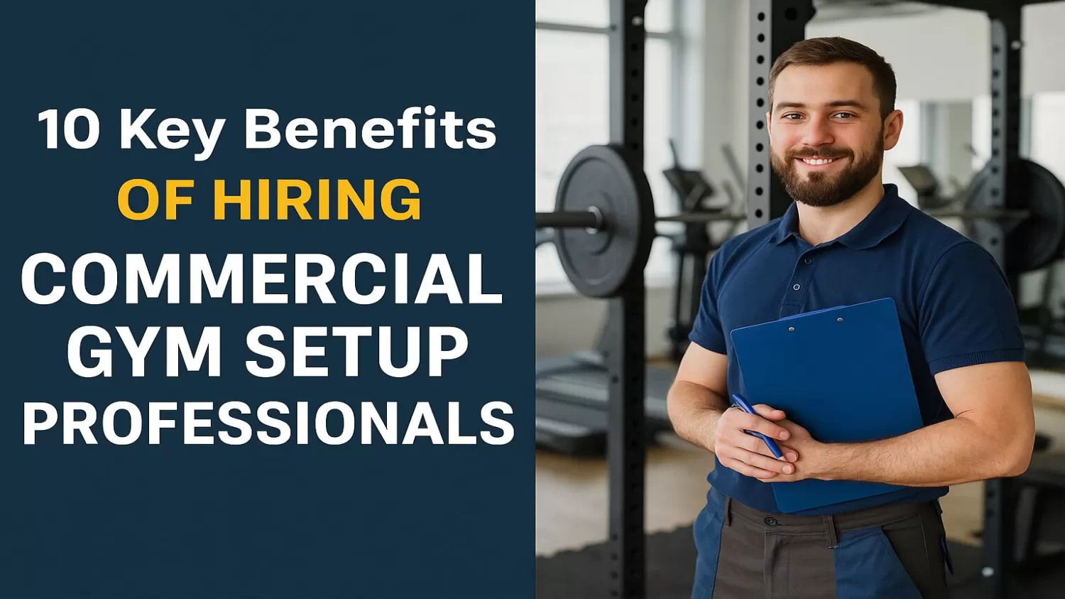 10 Key Benefits of Hiring Commercial Gym Setup Professionals